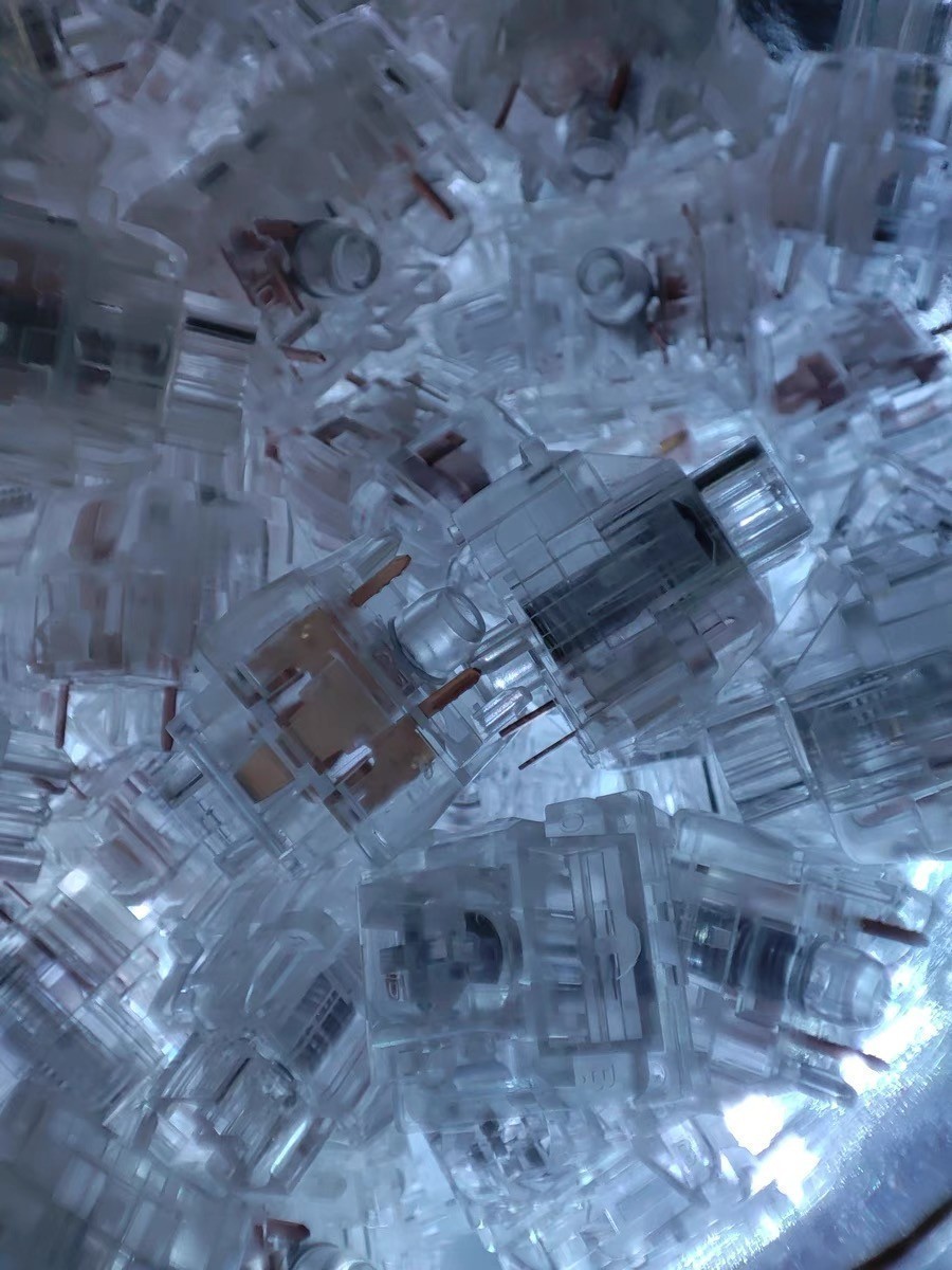 Jerrzi Salt Ice Switch Crystal Fully Transparent Linear Switch Factory ...