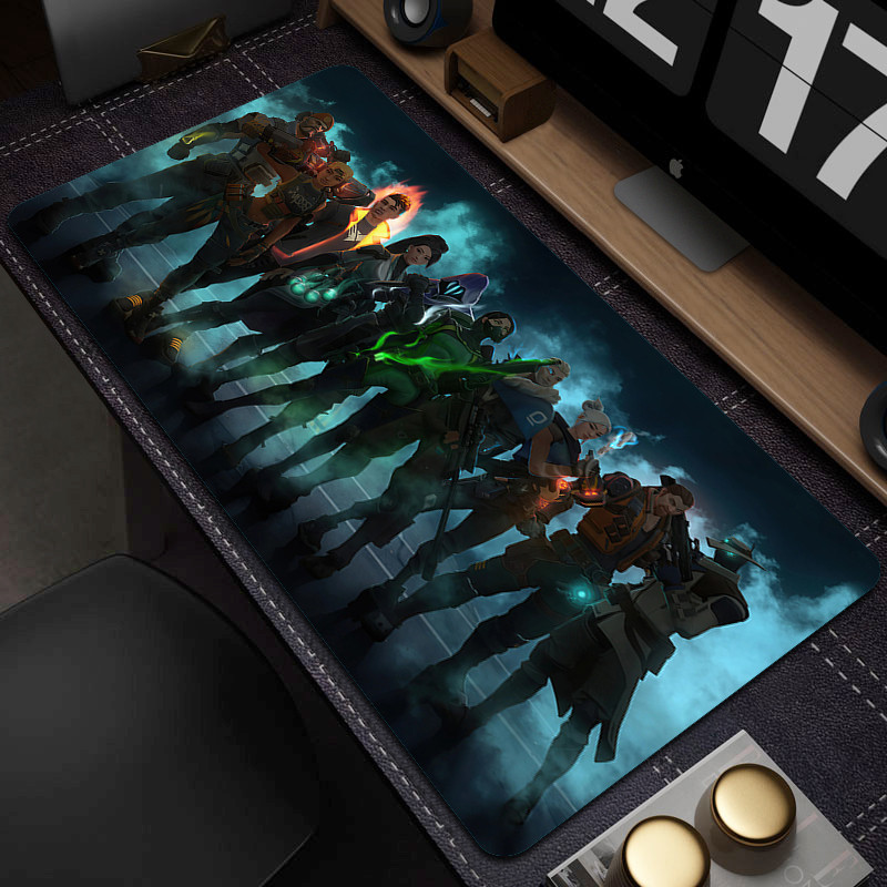 Large Gaming Mouse Mat Non-Slip Keyboard Mats Valorant Anime Mouse Pad ...