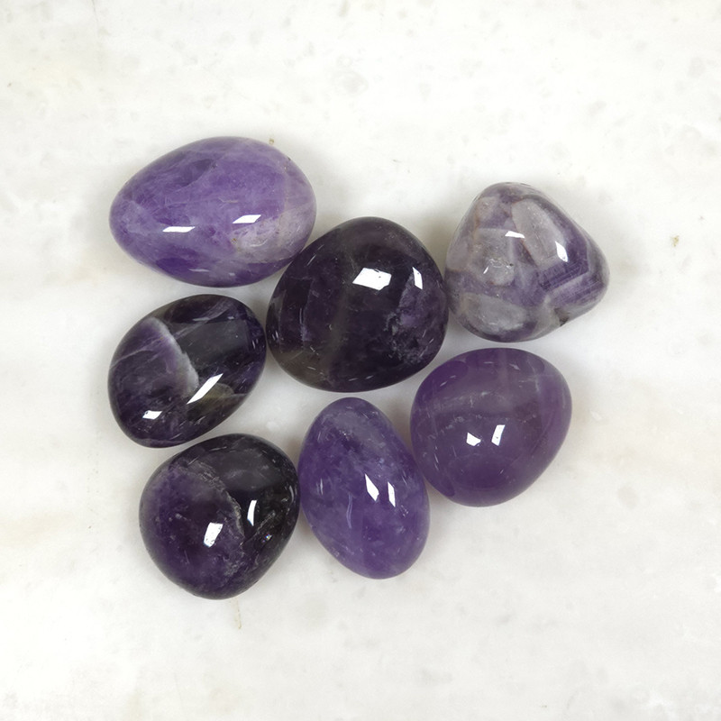 SG LOCAL - AURA HAVEN Amethyst 100g Tumbles Natural Crystals | Shopee ...