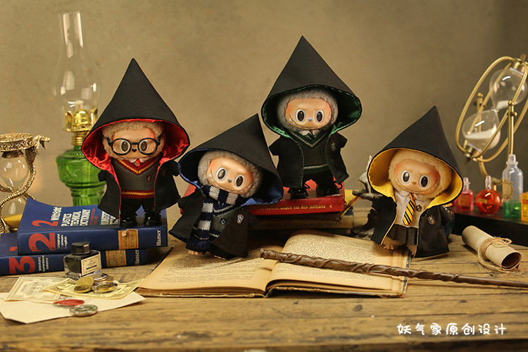 NEW Labubu Macaron V1 V2 Harry Potter Set Labubu Doll Clothes ...