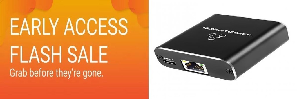 HAN_ Rj45 Ethernet Splitter High Speed Ethernet Splitter for Fast ...