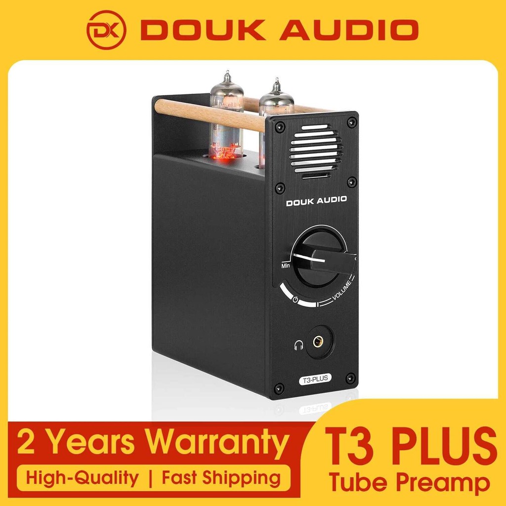 Douk Audio T3 Plus Mini 6A2 Vacuum Tube MM / MC Phono Preamp for ...