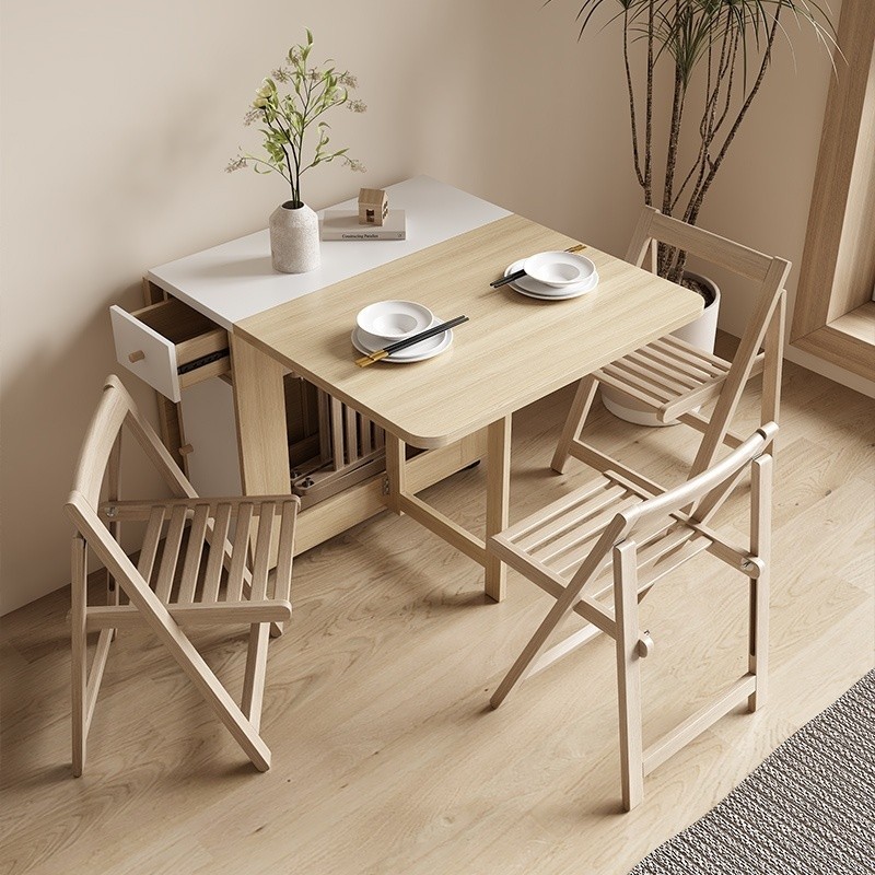 Dining Table Functional Folding Multi Dining Table And Chair ...