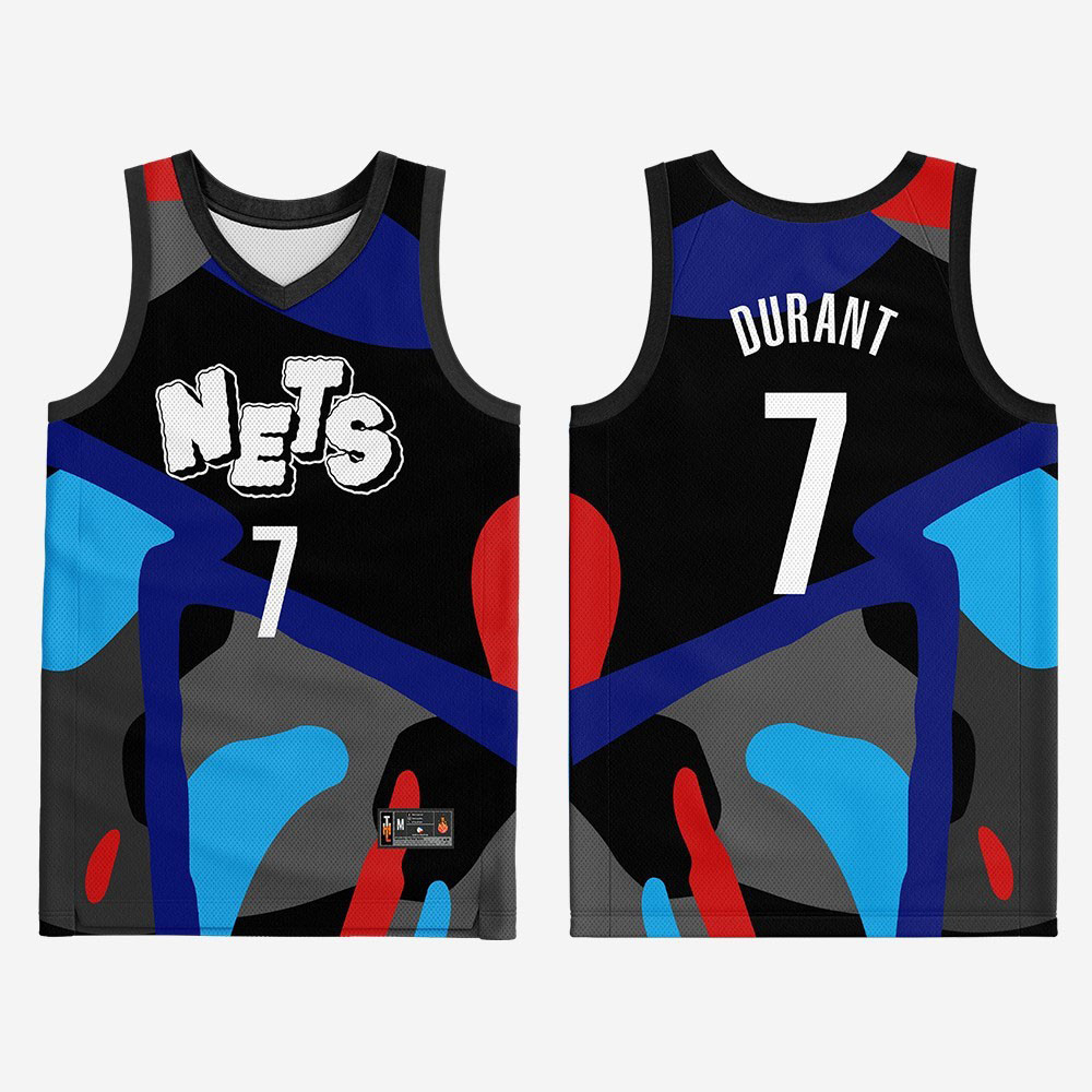 NBA Brooklyn Nets City Edition 2024 Basketball Full Sublimation Jersey ...