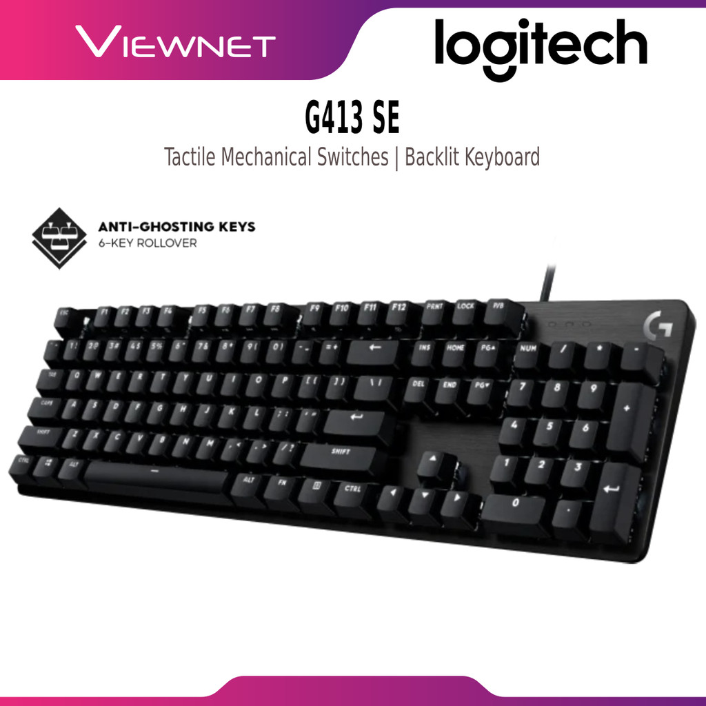LOGITECH G413 SE / G413 TKL SE WIRED MECHANICAL GAMING KEYBOARD BACKLIT ...