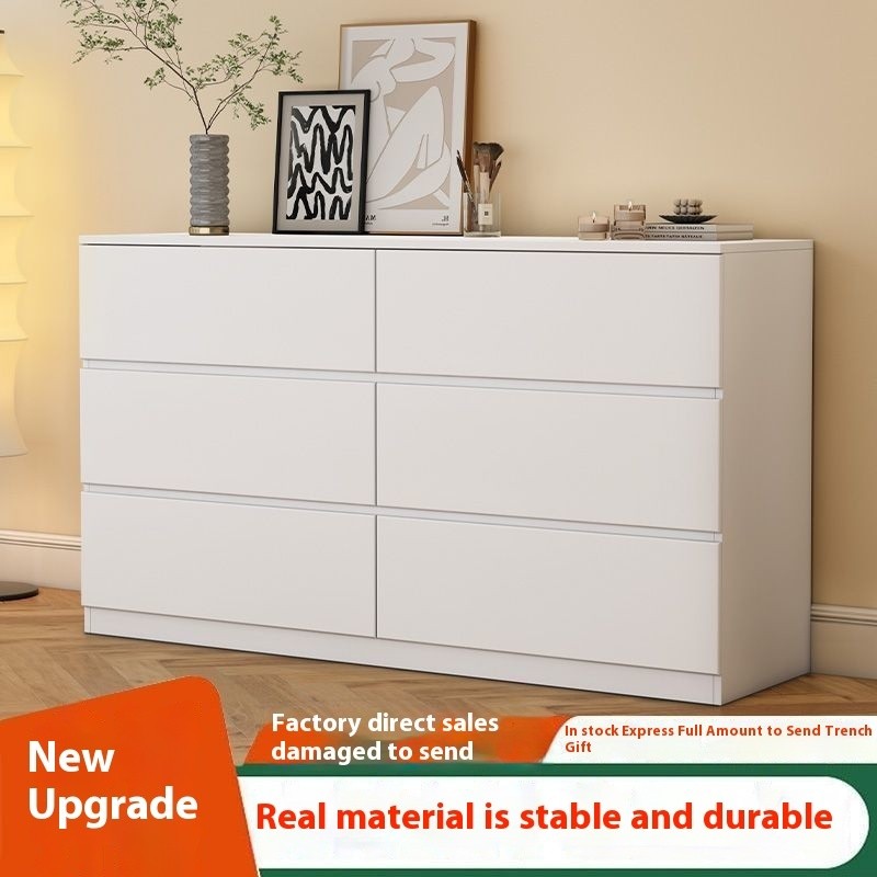 Simple And Modern Living Room Storage Cabinet Small Unit Cream Style ...