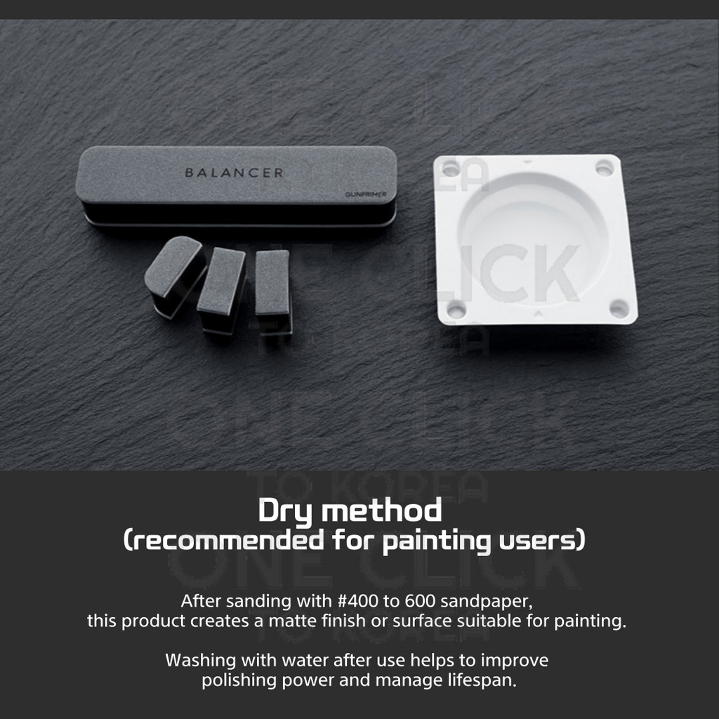 GUNPRIMER GP Balancer - White Gloss TOY Polisher - Gray Scratch Remover ...