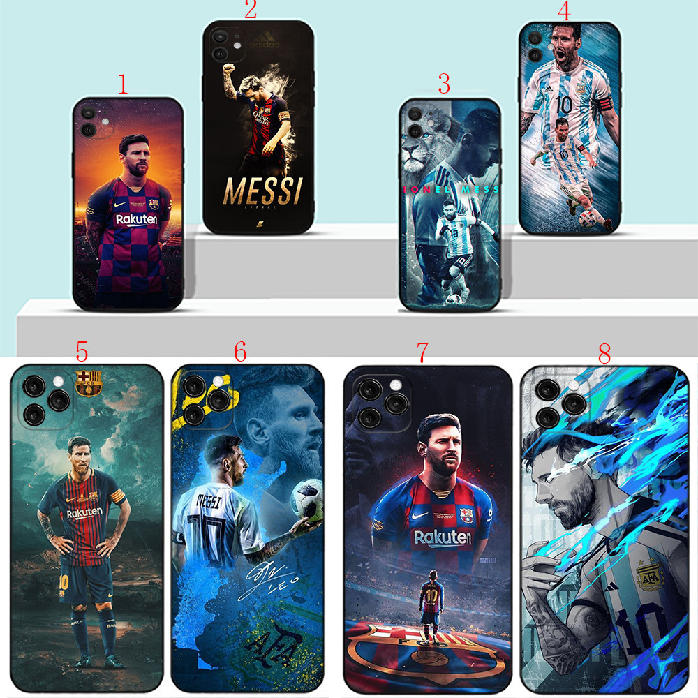 iPhone 11 12 13 Pro Max XR XS Max 12 13 Mini B18 Barcelona Messi Soft ...