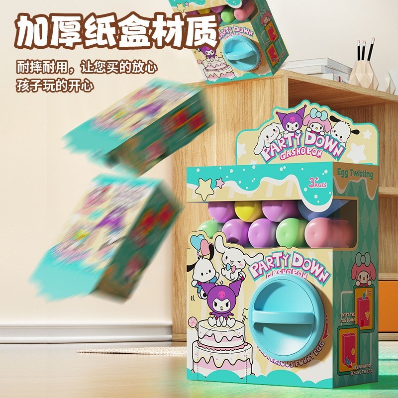 Sanrio Capsule Toy Twisting Egg Machine Kuromi Melody Lotso Christmas ...
