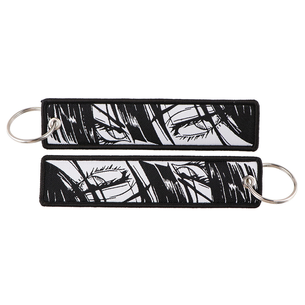 Japanese Anime tomie kawakami Embroidery Chaim Keychain Key Fobs Holder ...