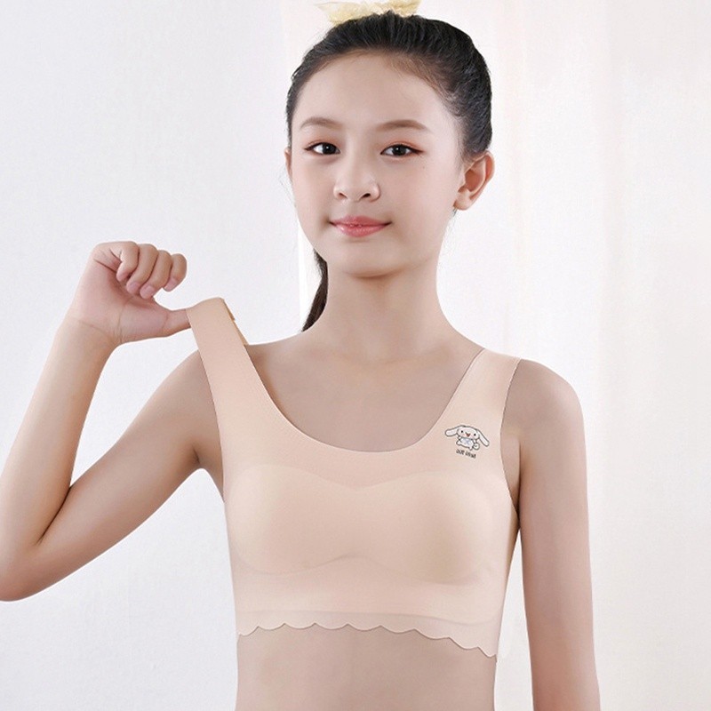 8-16 Years Old Girls Bra Super Soft Baby Bra Teenage Training Bra ...