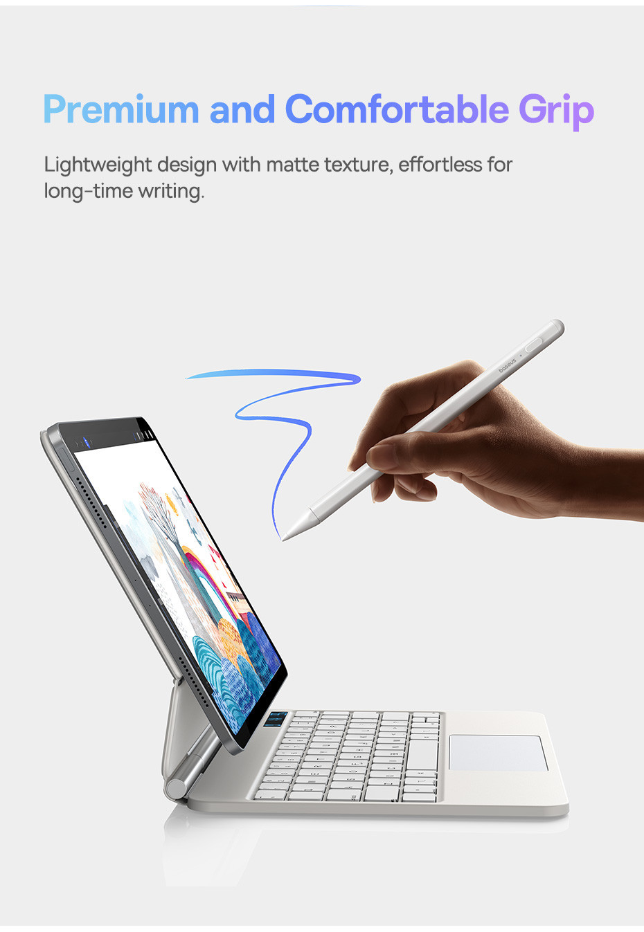 Baseus Stylus Pens Pencil 2nd Gen Palm Rejection Tablet Stylus Touch ...