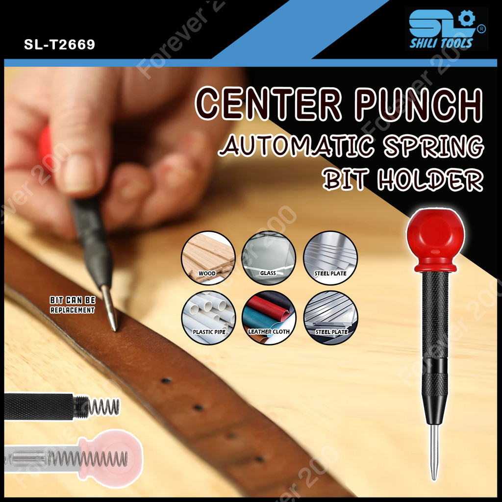 Shili Tools SL-T2669 Automatic Center Punch Spring Loaded Marking Holes ...