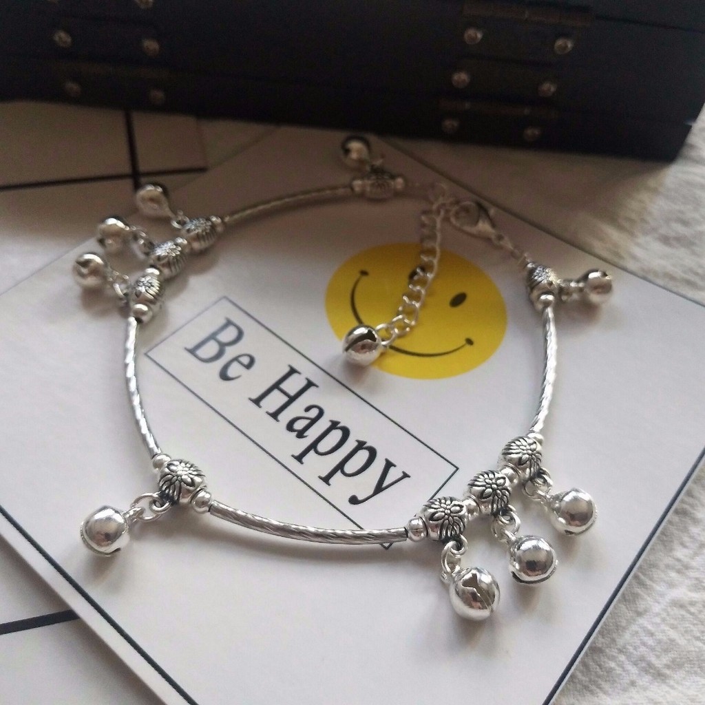 Anklets Super2Thousand HTK Dance Tibetan Silver Bell Anklet Female ...