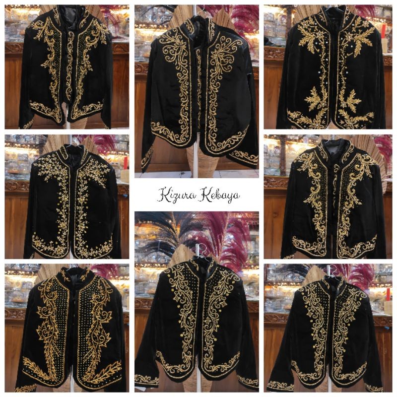 in stock Bridal beskap bludru beskap javanese beskap | Shopee Singapore