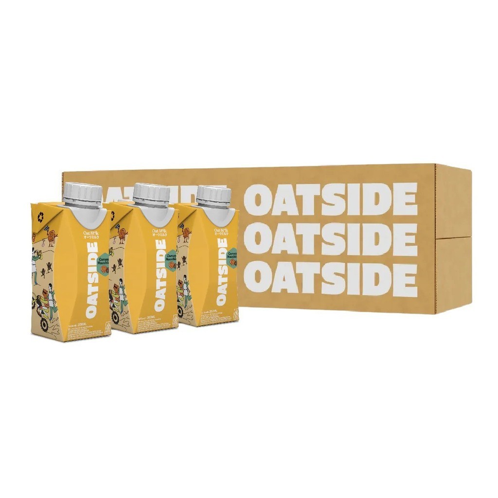 [SCREW CAP] OATSIDE Caramel Macchiato Edition Oat Milk 200ML X 24 ...