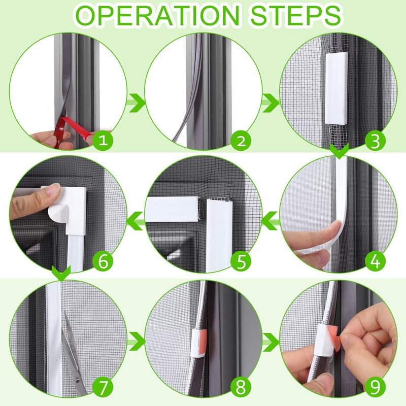 [SG READY STOCK] Mosquito Net Window Mesh Insect Magnetic Screen For ...