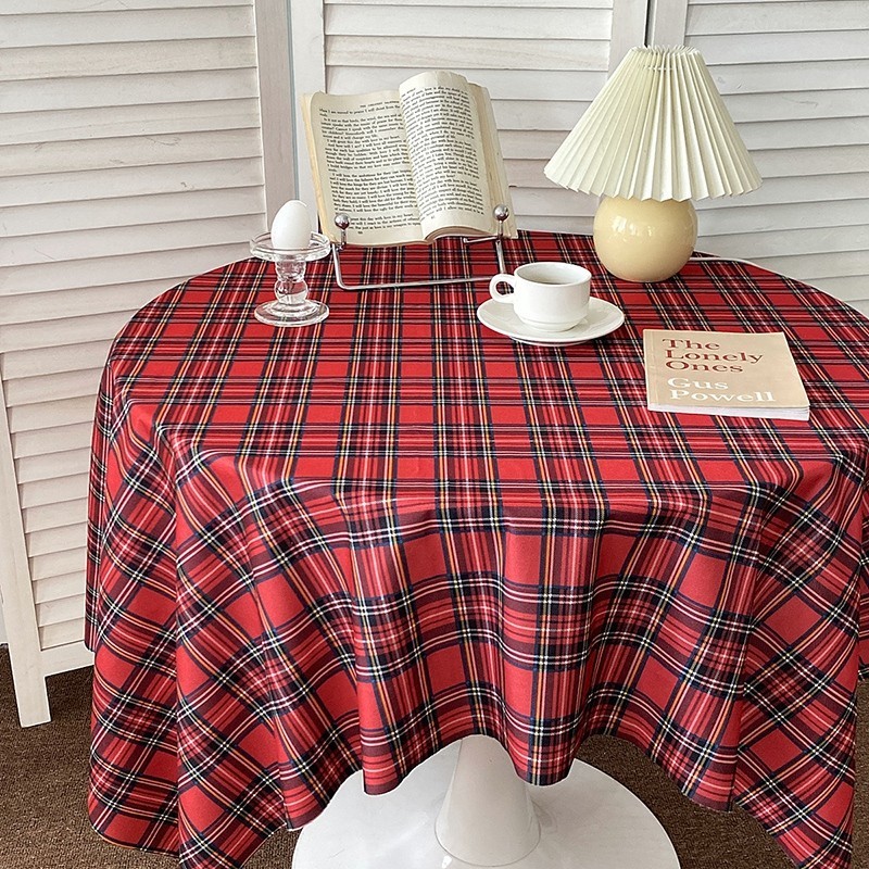 Round Table Decorative Tablecloths Christmas Desktop Tablecloths Home ...