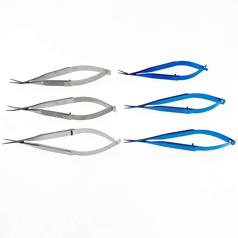 Ophthalmic micro scissors 8.5cm Venus scissors Stainless steel ...