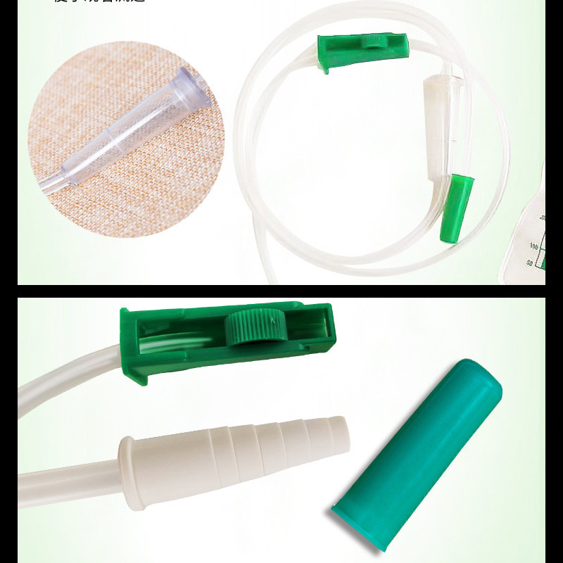 1200ML Home Colon Cleansing Enema Kit Reusable Anal Douche Rinse Bag ...