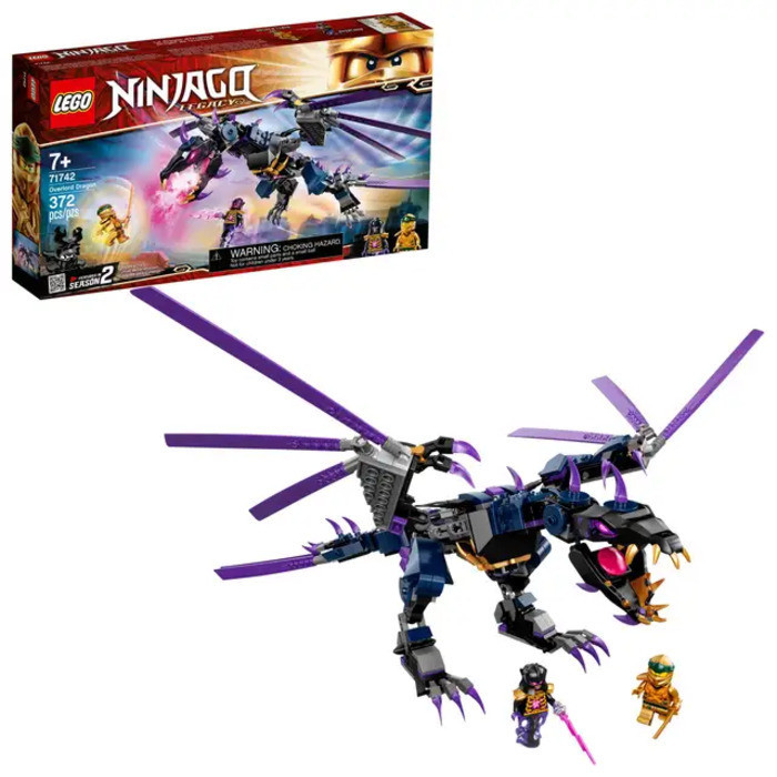 LEGO NINJAGO Legacy Overlord 71742 Ninja Playset Building Kit Posable ...