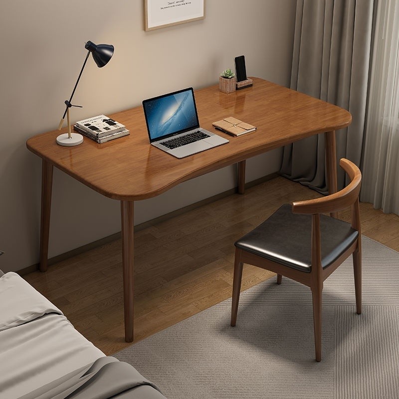 Study Table Computer Table Solid Wood Simple Office Desk Study Desk ...