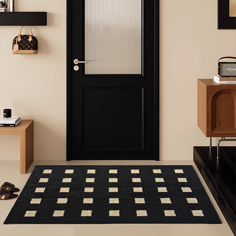 Simple Floor Mat Absorbent Bathroom Door Mat Non Slip Rugs Home Decor ...