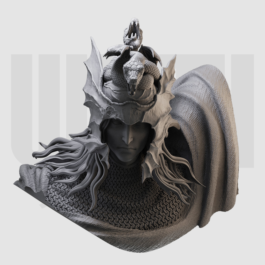 [Portrait Model] 1/10 Piercer Messermo Alpha Deng Ring 16 Scale GK ...