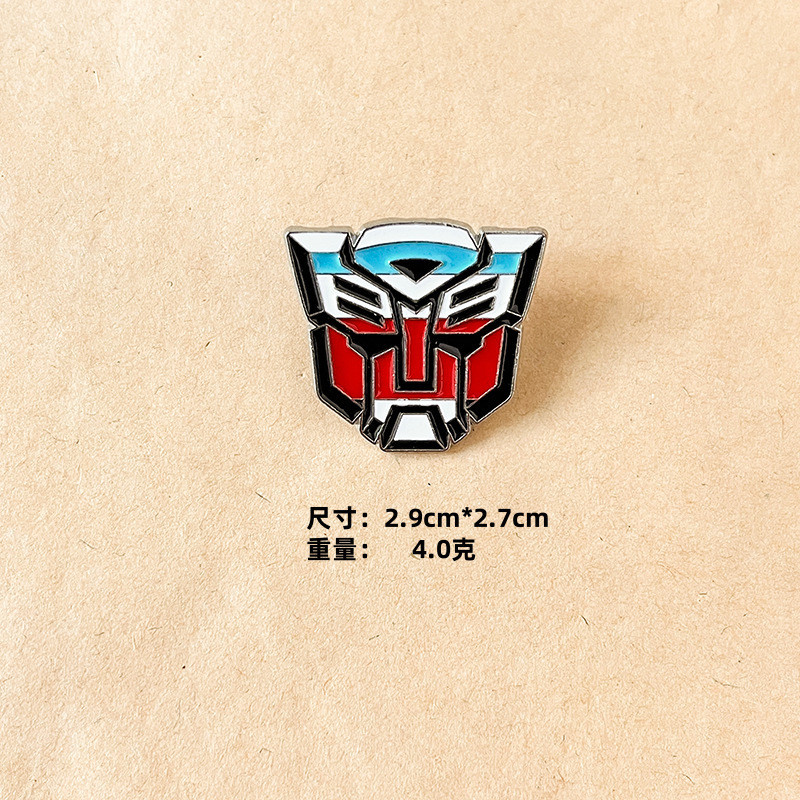 New Transformers Metal Badge Brooch Cartoon Megatron Optimus Prime ...