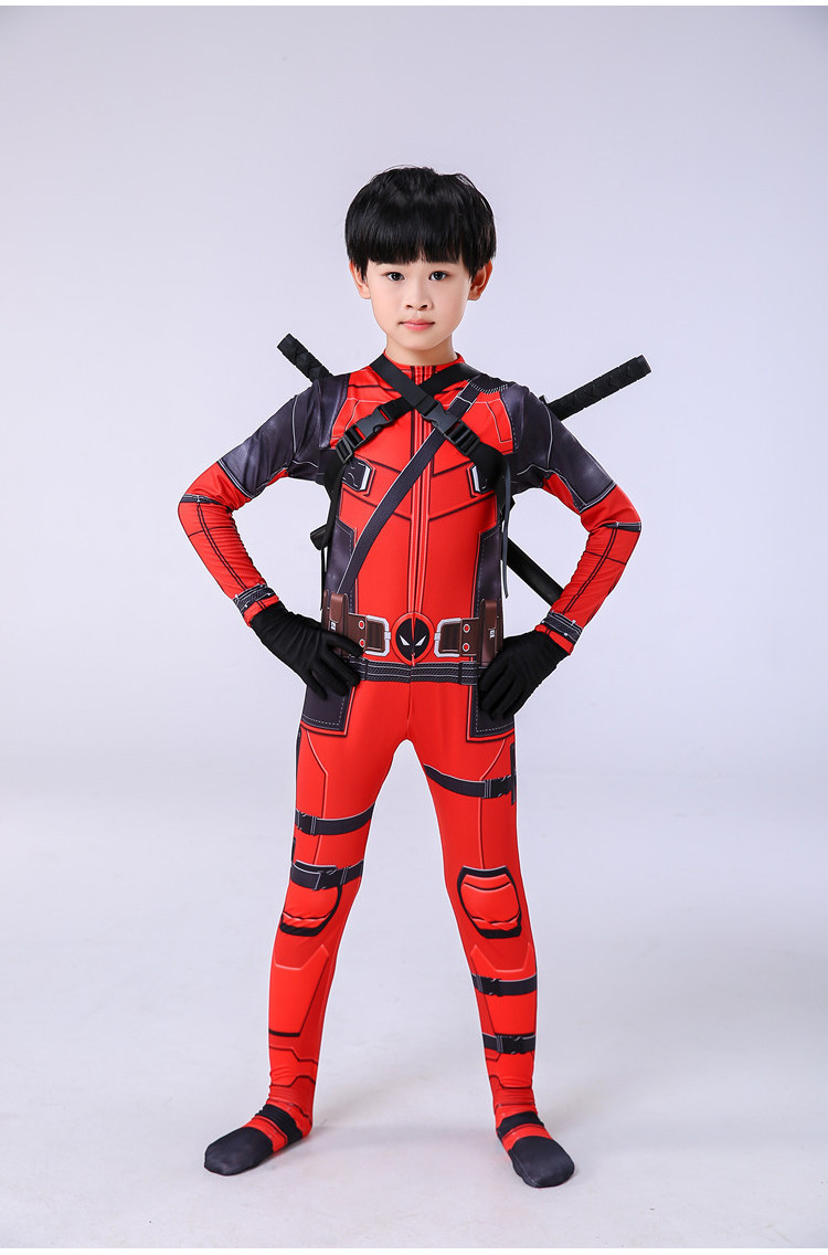 Deadpool Deadpool One-Piece Tights Halloween Costume Children ...
