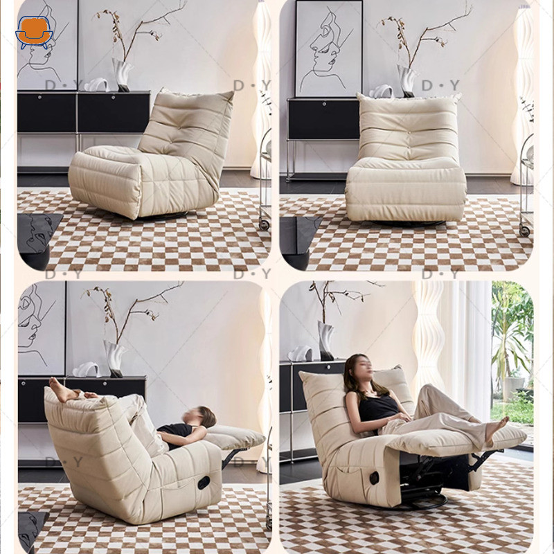 QW Caterpillar Lazy Sofa with Foot Rest Worm Rocking Lying Chair Living ...