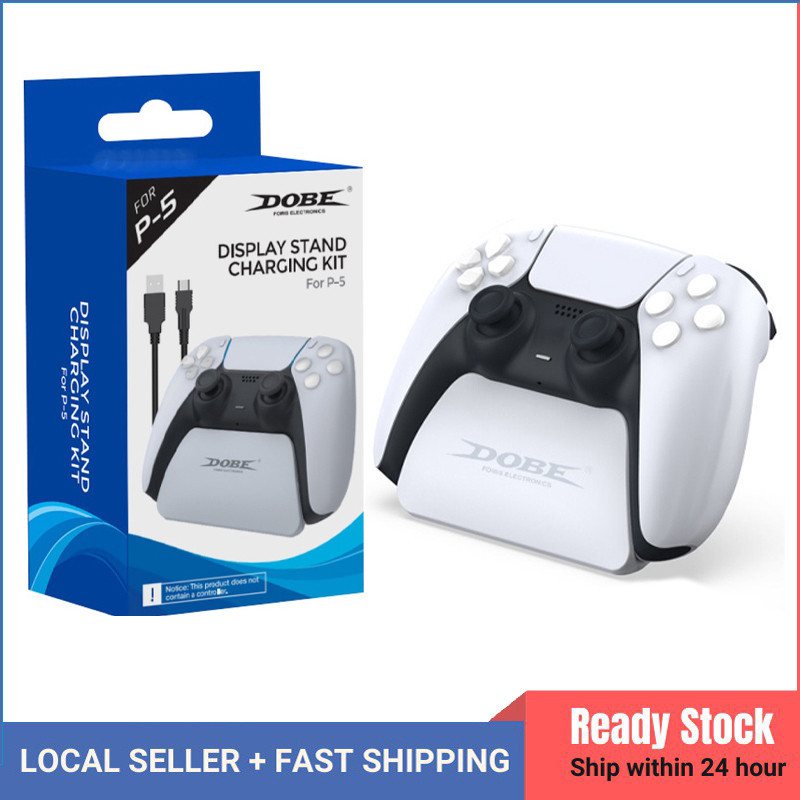 DOBE PS5 Controller Display Stand Dock DualSense5 Charging Type-C Cable ...