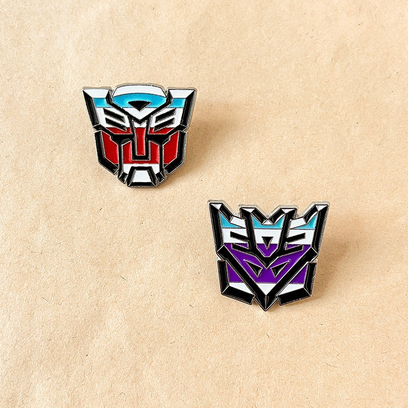 New Transformers Metal Badge Brooch Cartoon Megatron Optimus Prime ...