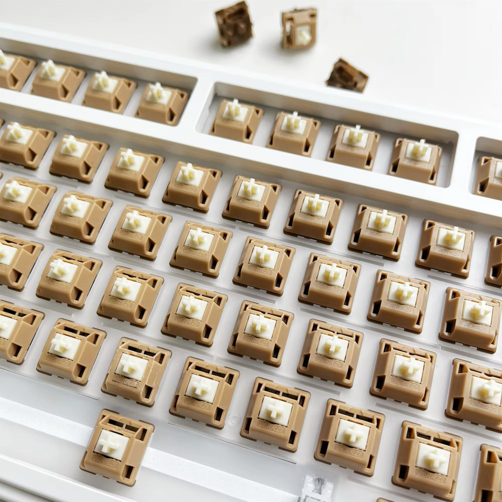 Jerrzi Latte Tactile Switches 5pin MX Switch Pre-Lubed Hot Swappable ...