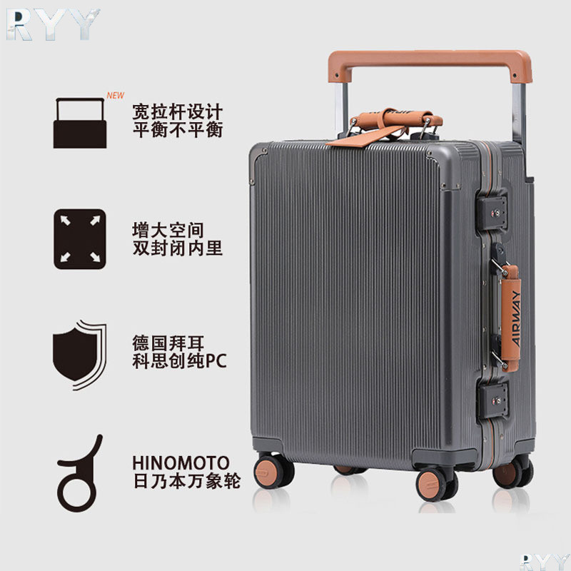 Airway Japanese Aluminium Lage With TSA lock 360° Spinner Wheels ...