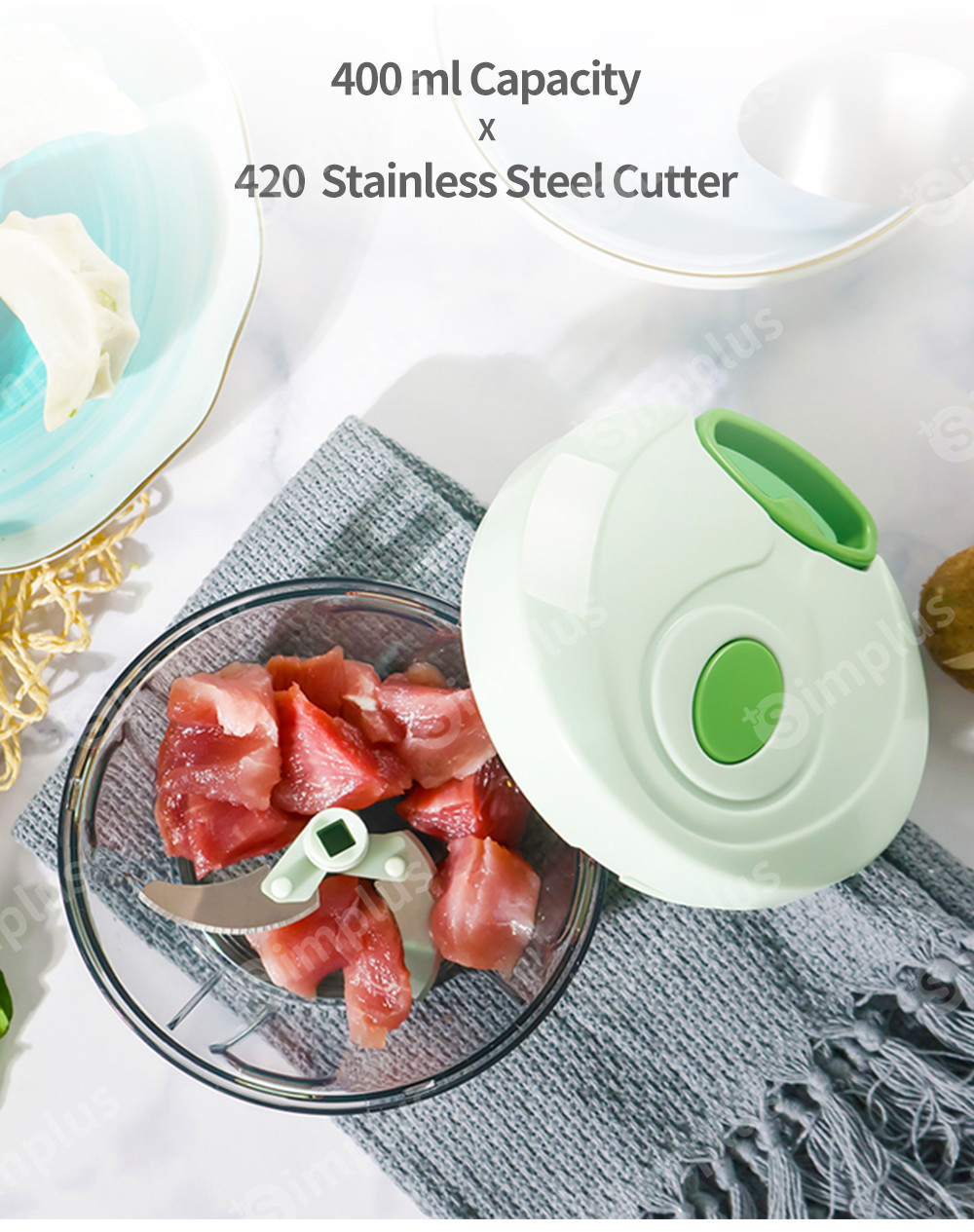 Simplus Hand blender garlic crusher LSQH001 | Shopee Singapore