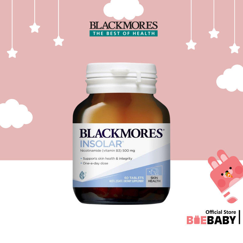 Blackmores Skin Health Insolar With High Dose Vitamin B3 60 Tablets ...