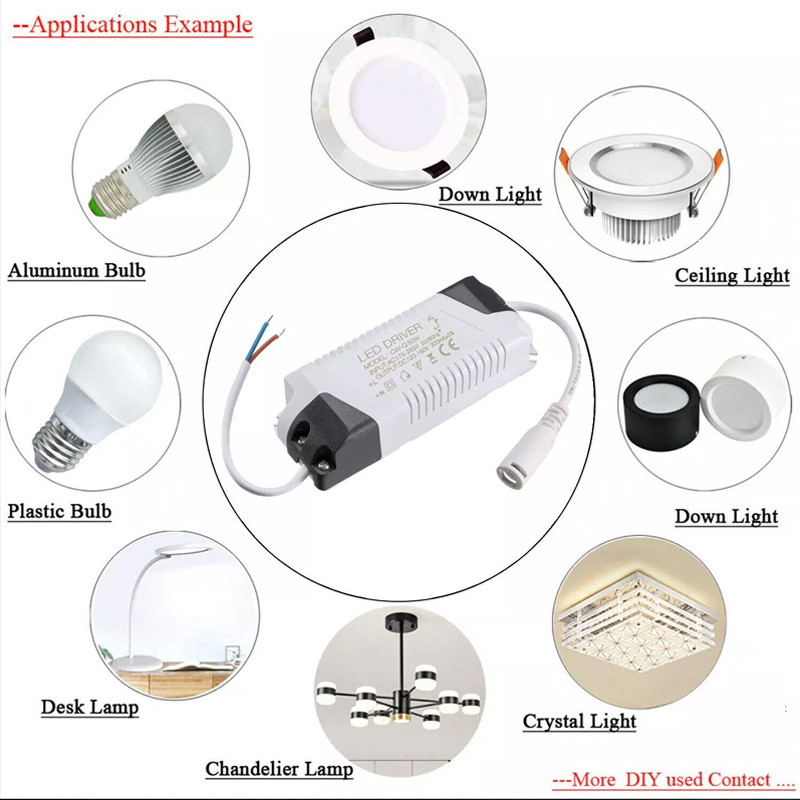 LED Driver LED Constant Current 8-12W 12-18W 18-24W Power Supply Output ...