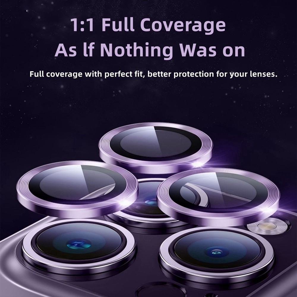 Desert Titanium Camera Lens Protector For iPhone 16 15 14 13 12 11 Pro ...