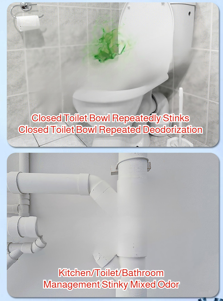 grease dissolver Pipe cleaner Pipe Unclogger Deodorize without smudging ...