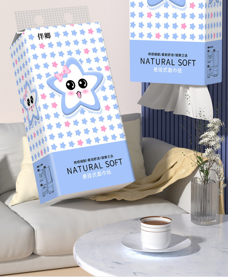 Hanging Soft Tissue Paper Large Capacity 10000 Sheets – 4-Layer Thick ...