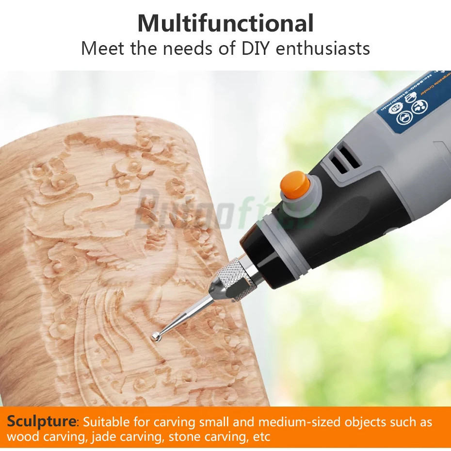 35W USB Cordless Rotary Tool Dremel DIY Mini Drill Engraving Pen ...