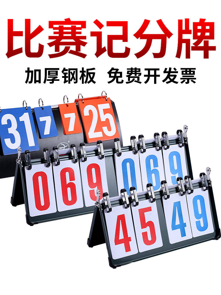Basketball Scoring Board Reversible Scoring Board Counting Scoring ...