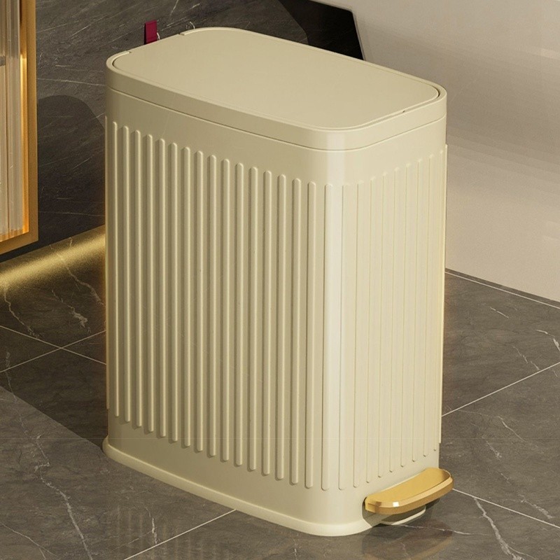 Dustbin Bathroom Rubbish Bin Stainless Steel Trash Bin Living Room ...