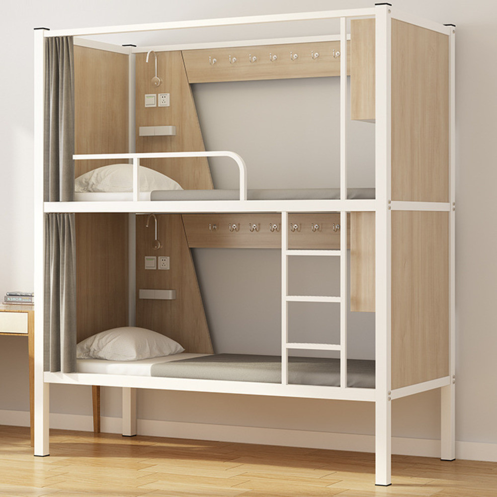 Loft Double Iron Loft Bed Bunk bed with iron frame adult iron bed ...
