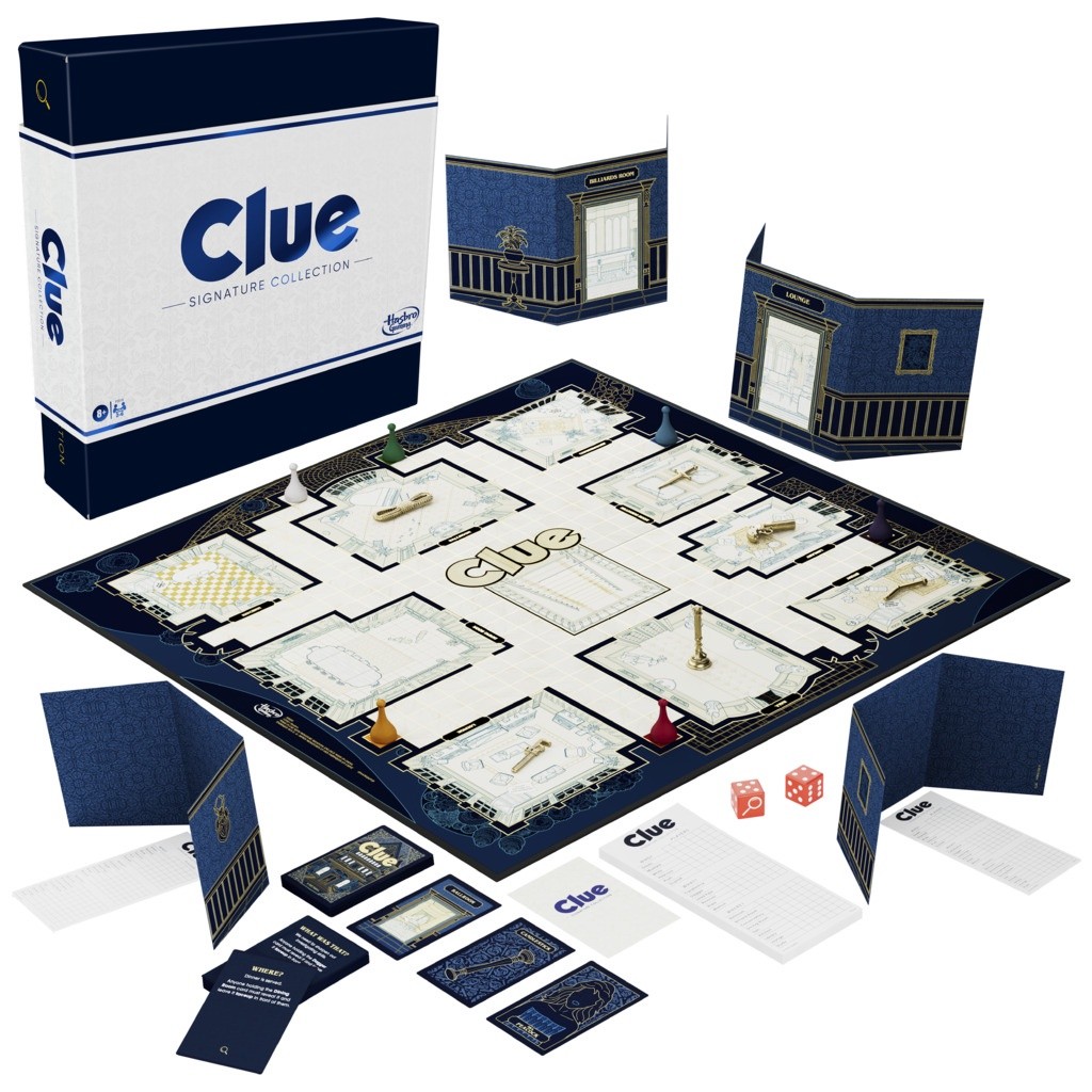 Cluedo Signature Collection Family Board Game for 2 to 6 Players ...