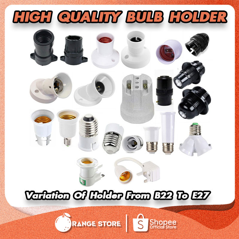 Socket E14 E27 B22 ES BC Lamp Bulb Holder Batten Holder Wedge Holder ...