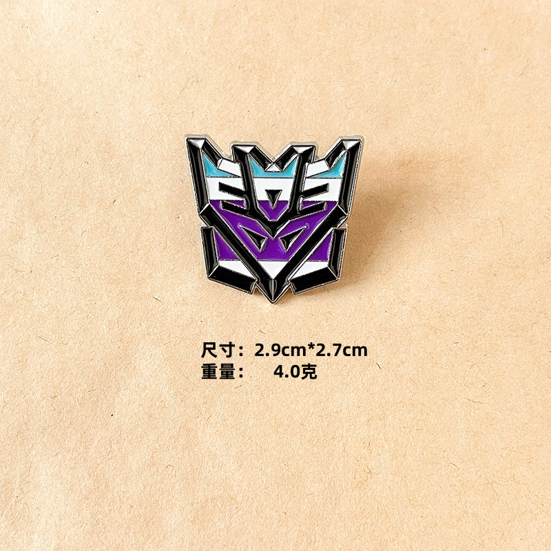 New Transformers Metal Badge Brooch Cartoon Megatron Optimus Prime ...