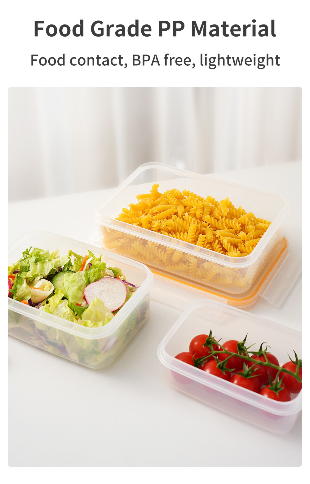 Simplus Food Storage Containers BPA Free Microwave Safe(450ML+900ML ...