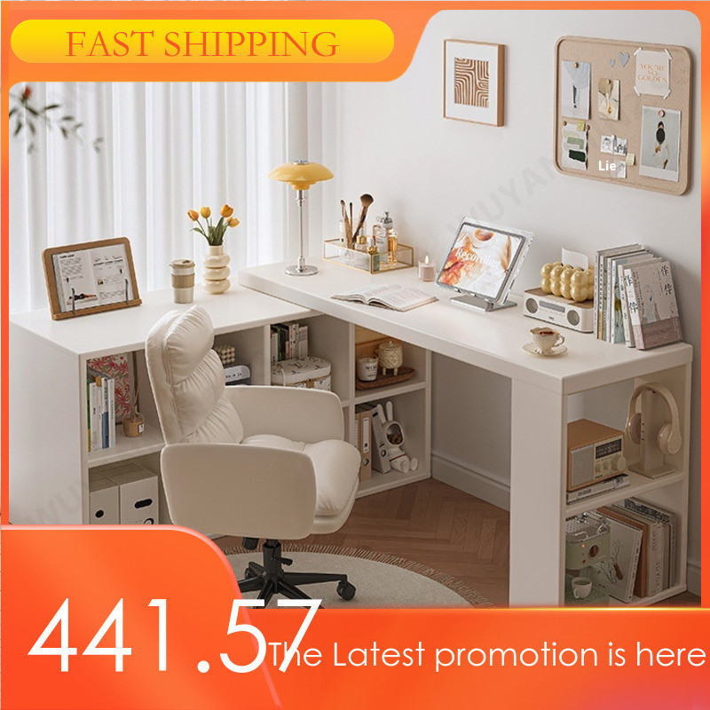 SHELFO Corner Study Table Home Study Desk Bedroom Dressing Table ...